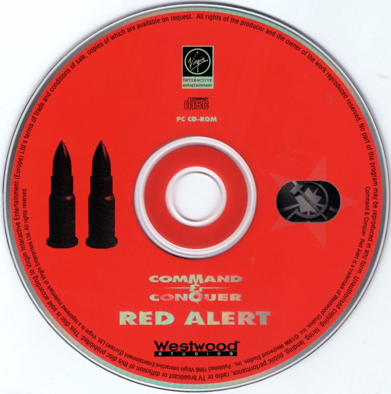 Command & Conquer: Red Alert cover or packaging material - MobyGames