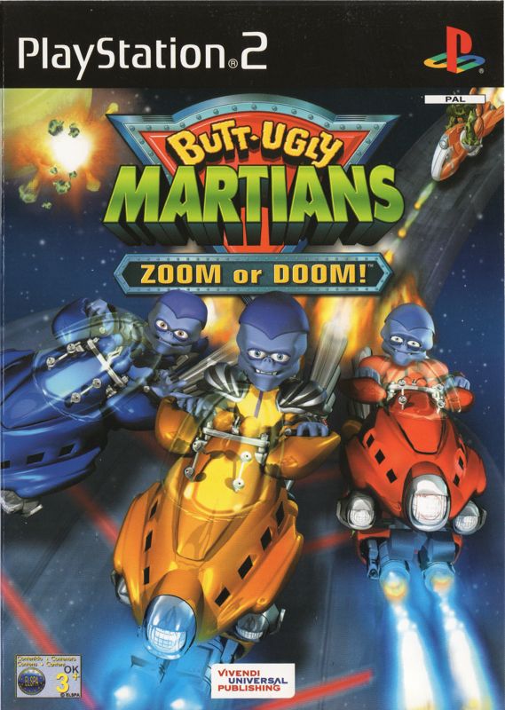 Butt-Ugly Martians: Zoom or Doom! box covers - MobyGames