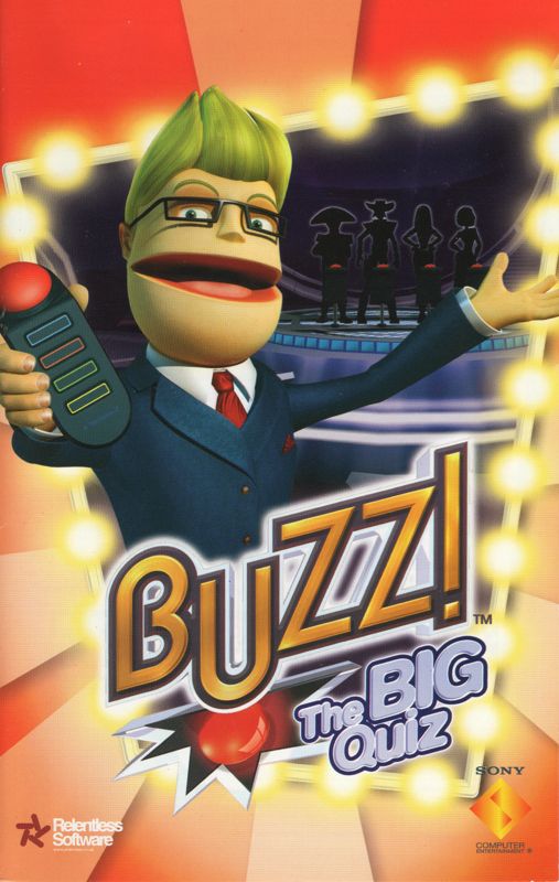 Buzz! The Big Quiz cover or packaging material - MobyGames