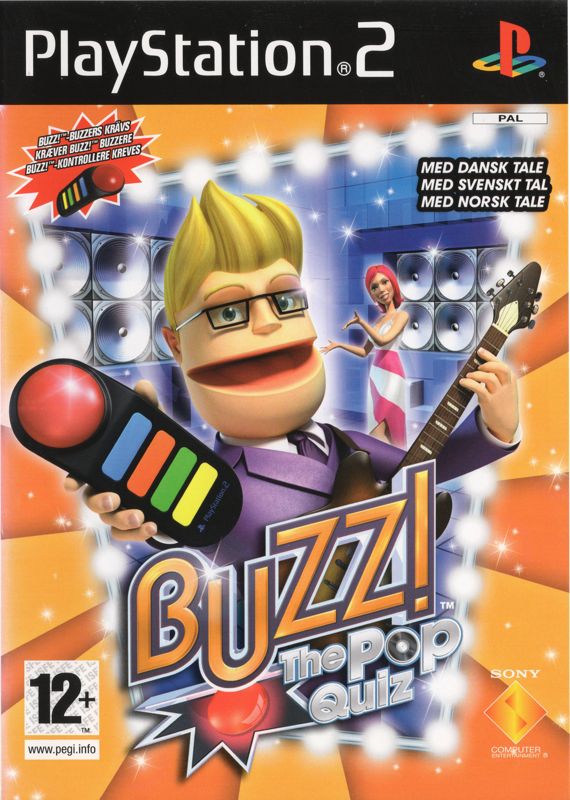 Buzz! The Pop Quiz box covers - MobyGames