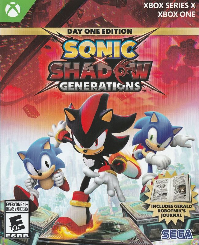 Sonic X Shadow Generations (Day One Edition) box covers - MobyGames