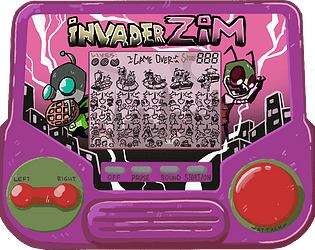 Invader Zim: The Cheap LCD Game (2024) - MobyGames
