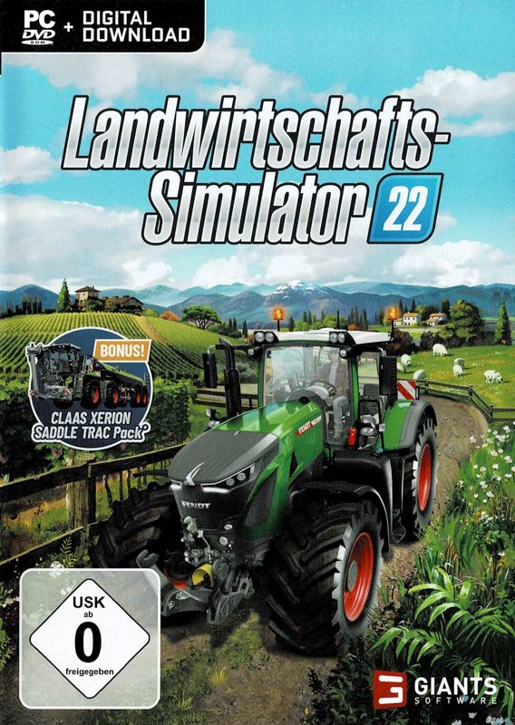 Farming Simulator 22 cover or packaging material - MobyGames