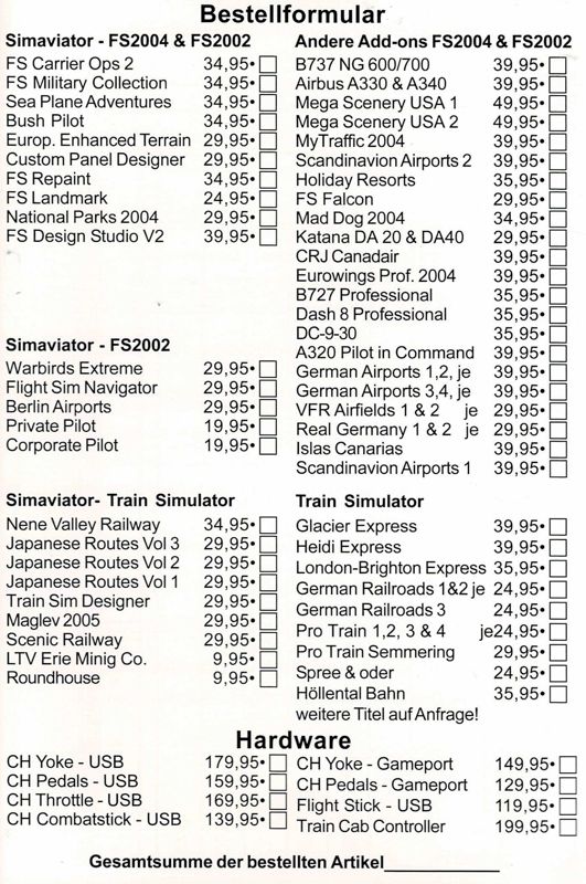 Flight Simulator Repaint cover or packaging material - MobyGames