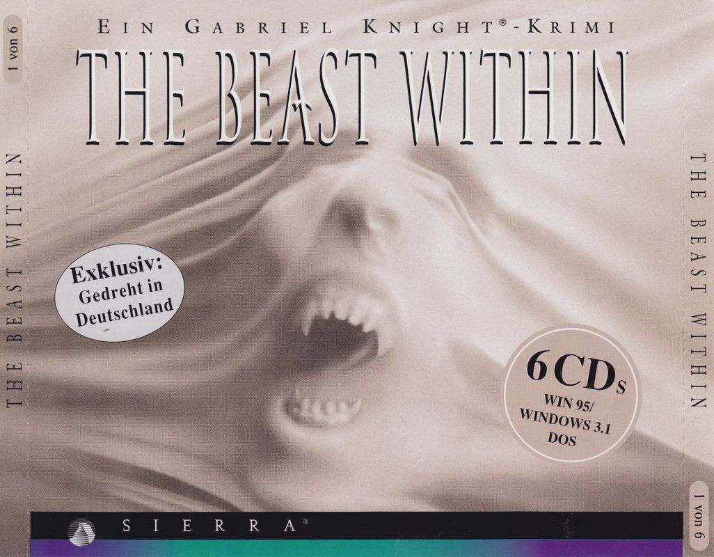 The Beast Within: A Gabriel Knight Mystery cover or packaging material ...