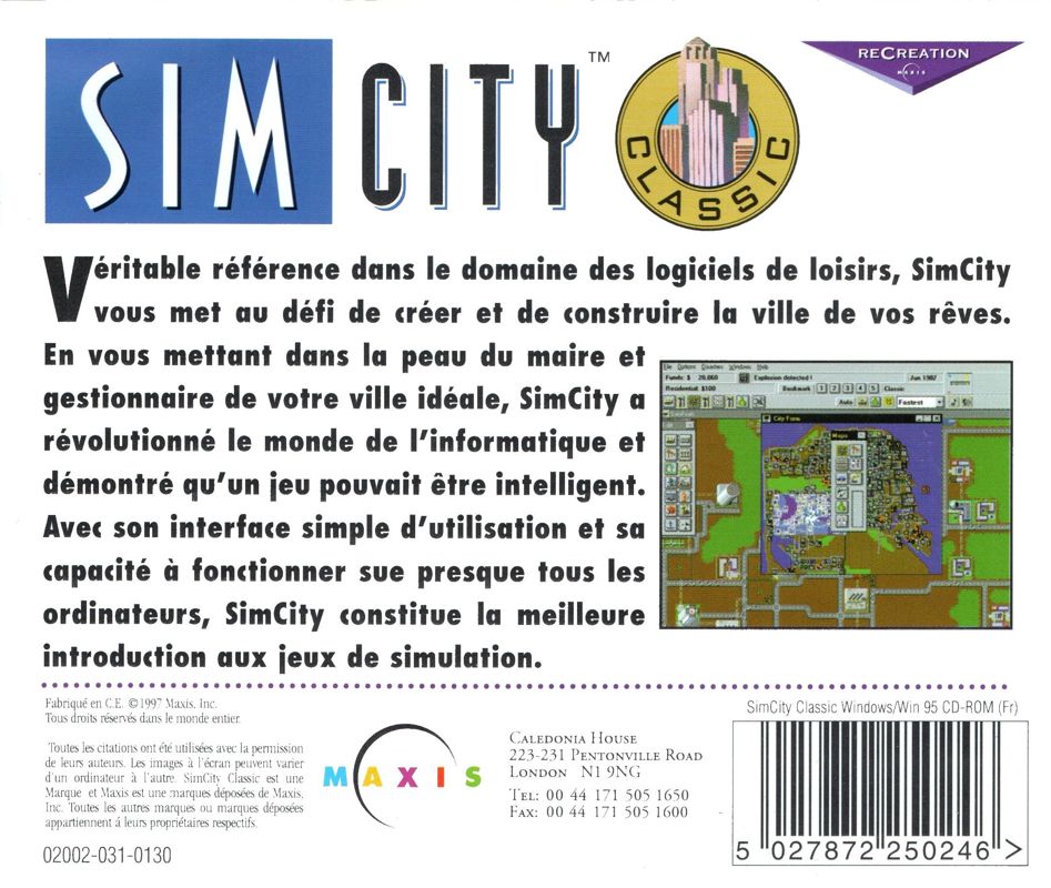 SimCity Classic cover or packaging material - MobyGames