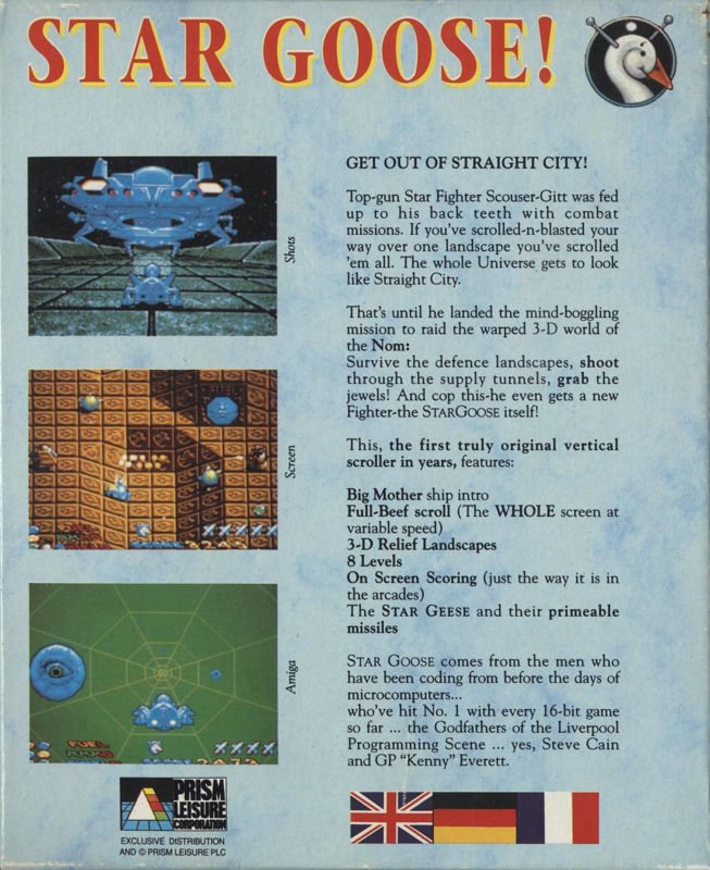 Stargoose Warrior cover or packaging material - MobyGames