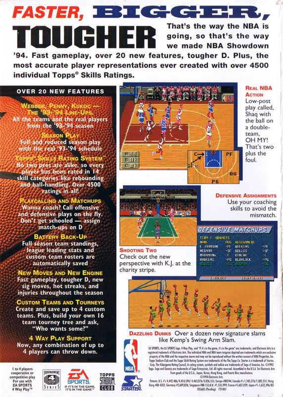 NBA Showdown cover or packaging material - MobyGames