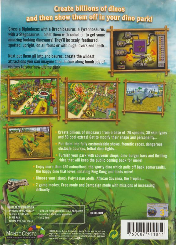 Dino Island cover or packaging material - MobyGames