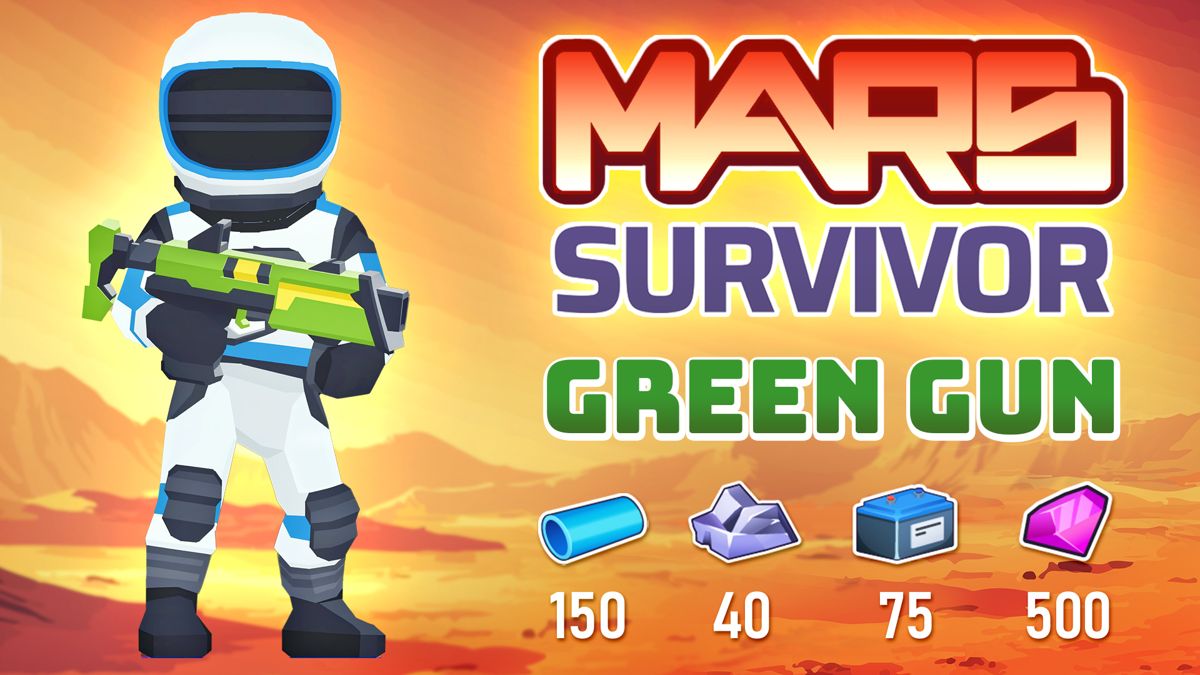 Mars Survivor: Green Gun promo art, ads, magazines advertisements ...