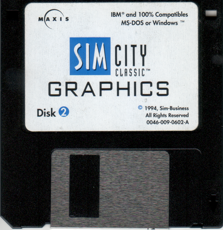 SimCity Classic: Graphics cover or packaging material - MobyGames
