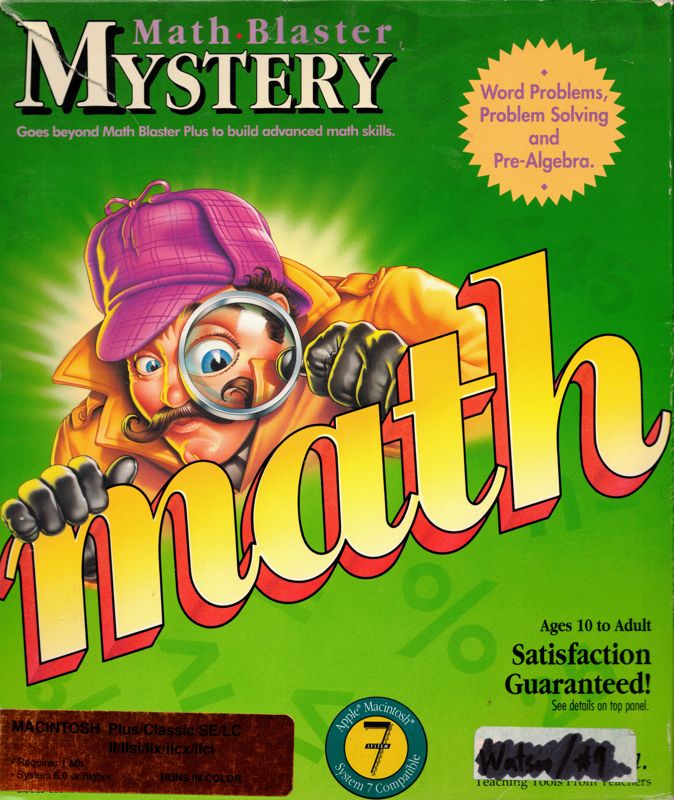 Math Blaster Mystery (1989) - MobyGames