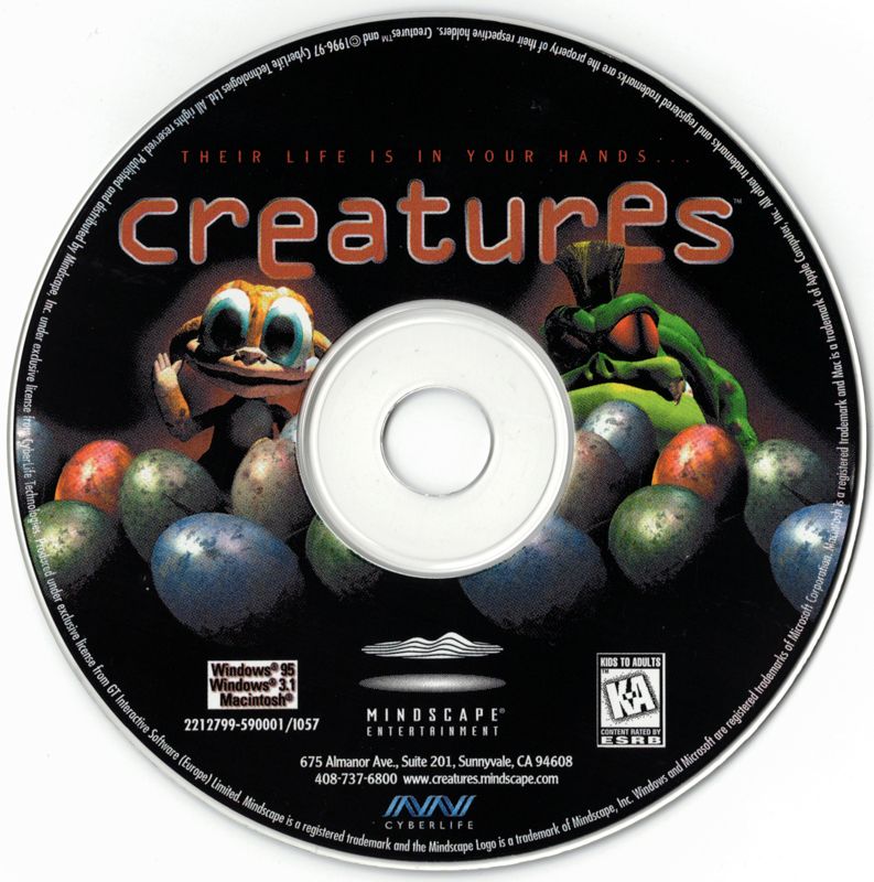 Creatures cover or packaging material - MobyGames
