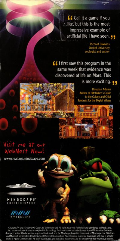 Creatures cover or packaging material - MobyGames