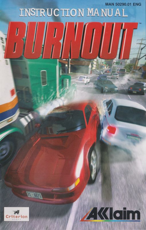 Burnout cover or packaging material - MobyGames