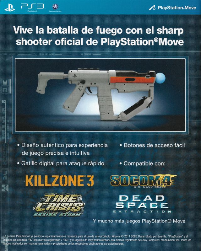 Killzone 3 cover or packaging material - MobyGames