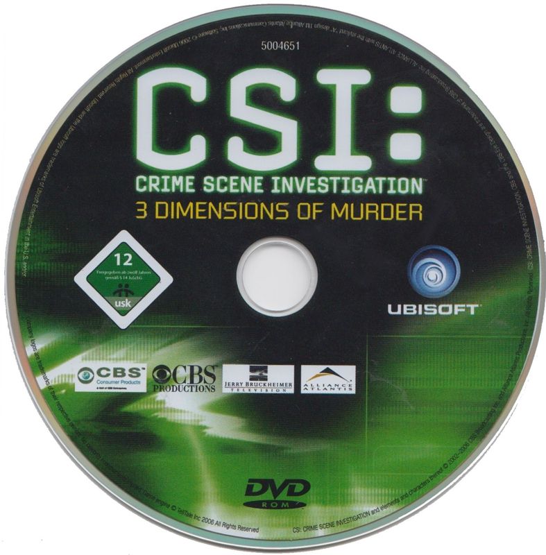 CSI: Crime Scene Investigation - 3 Dimensions of Murder cover or ...
