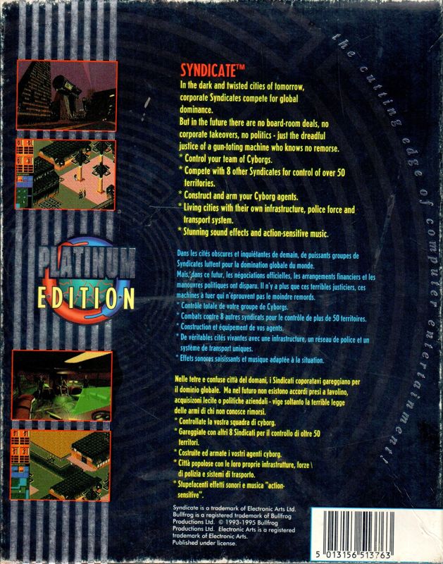 Syndicate cover or packaging material - MobyGames