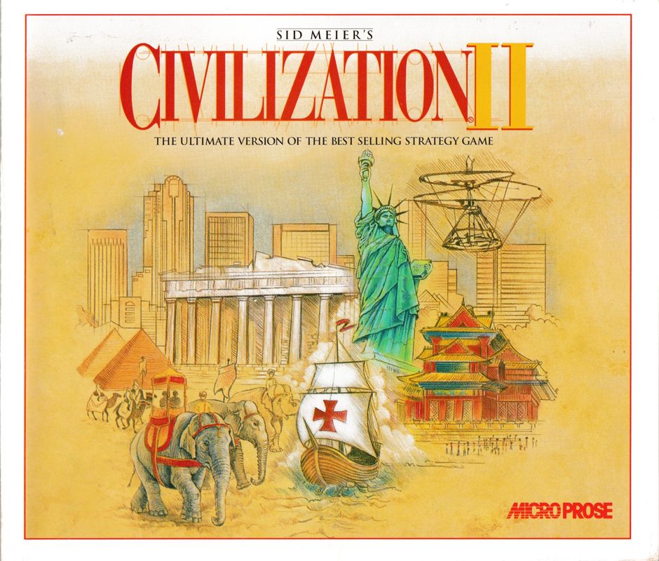 Sid Meier's Civilization II cover or packaging material - MobyGames