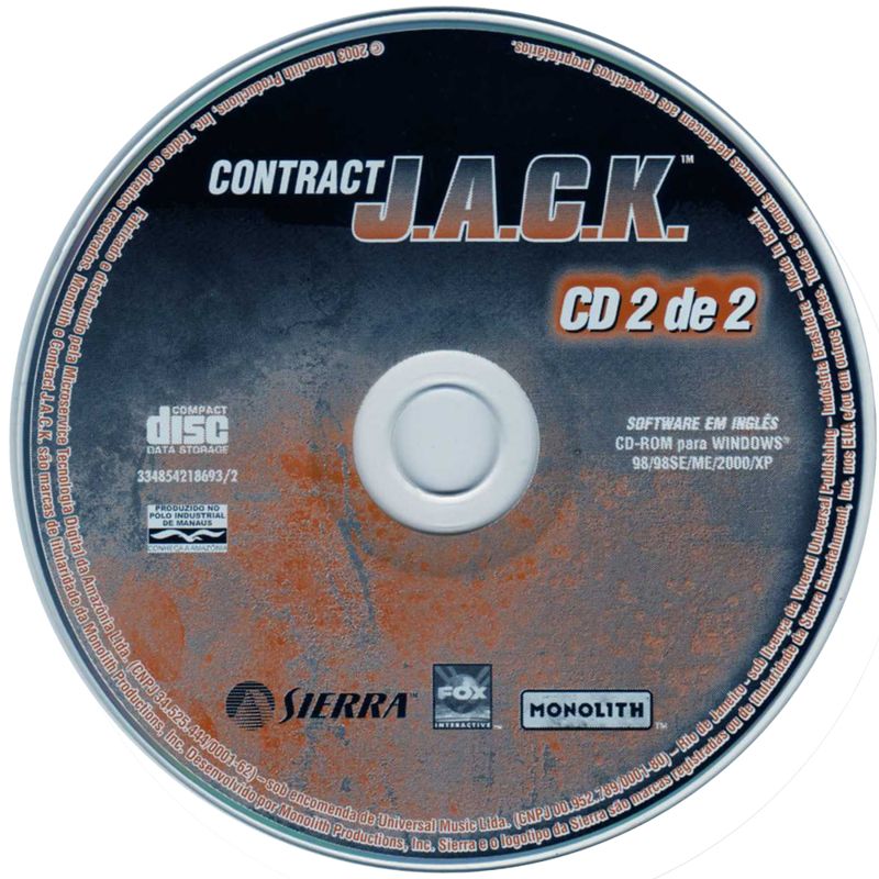 Contract J.A.C.K. cover or packaging material - MobyGames