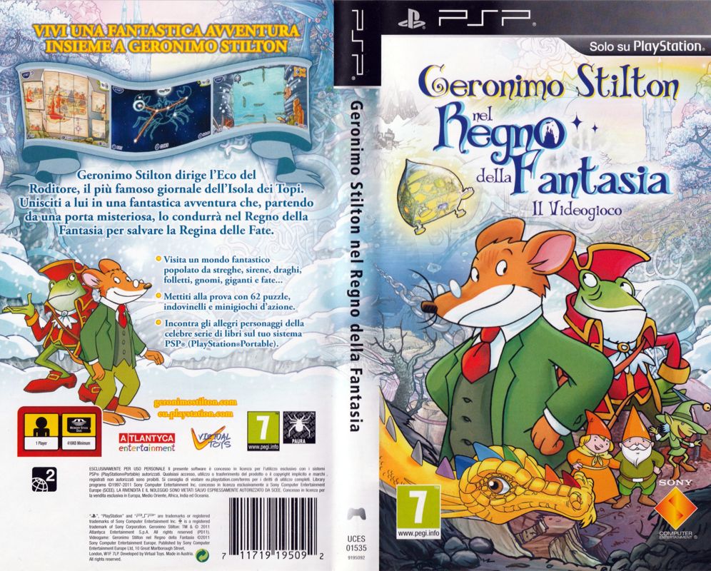 Geronimo Stilton in the Kingdom of Fantasy: The Videogame cover or ...