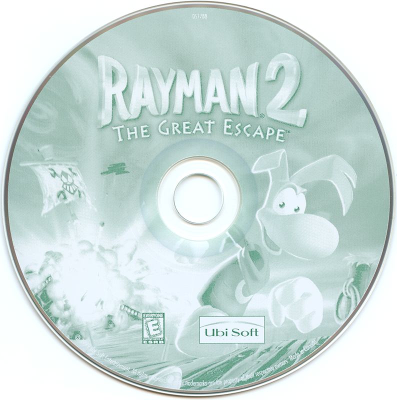 Rayman 2: The Great Escape cover or packaging material - MobyGames