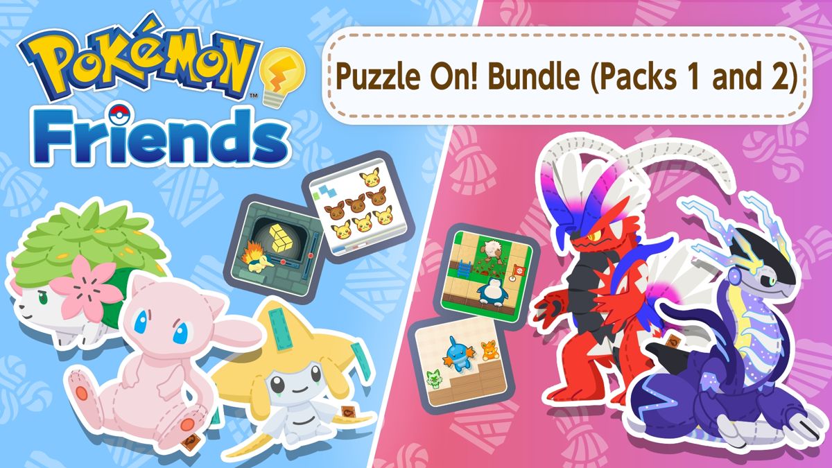 Pokémon Friends: Puzzle On! Bundle (Packs 1 and 2) Attributes, Tech ...