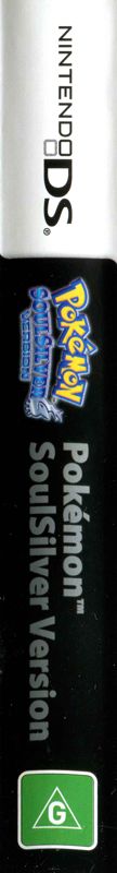 Pokémon SoulSilver Version cover or packaging material - MobyGames