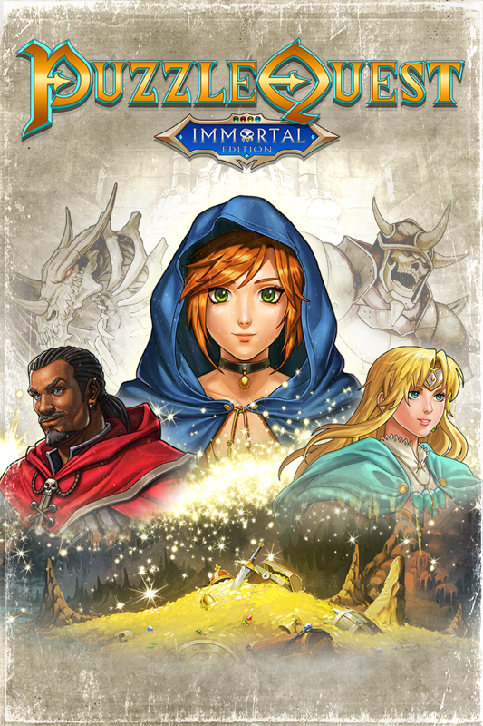 Puzzle Quest: Immortal Edition box covers - MobyGames