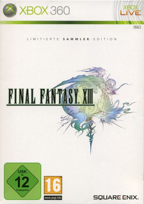 Final Fantasy XIII (Limited Collector's Edition) cover or packaging ...