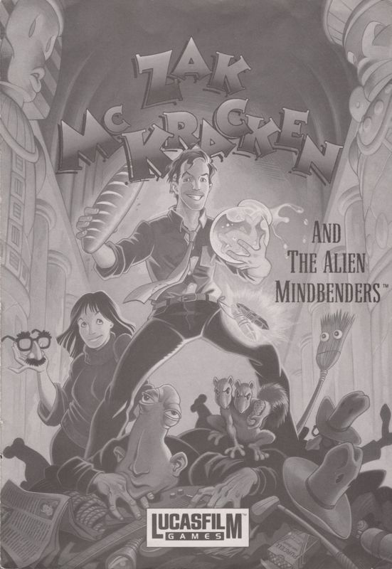 Zak McKracken and the Alien Mindbenders cover or packaging material ...