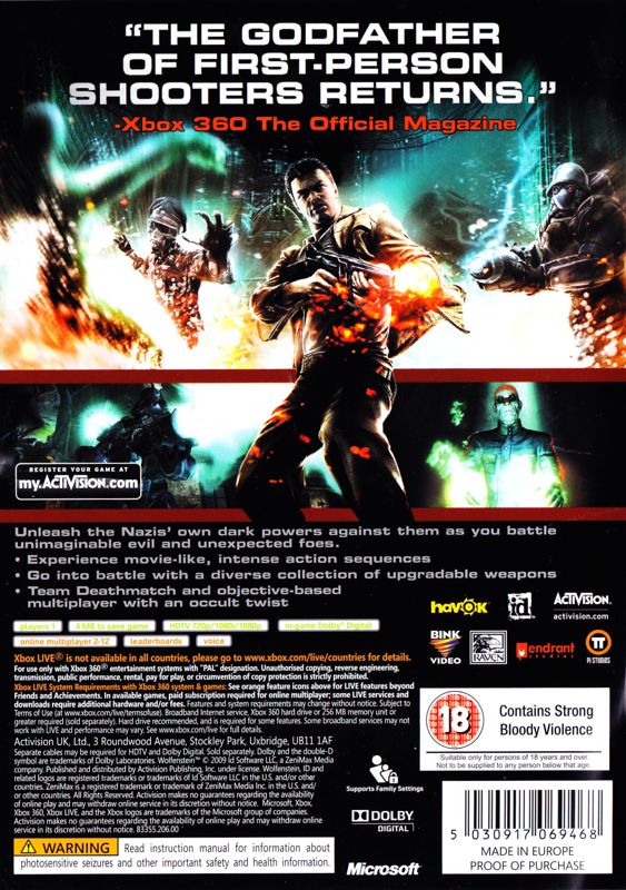 Wolfenstein cover or packaging material - MobyGames