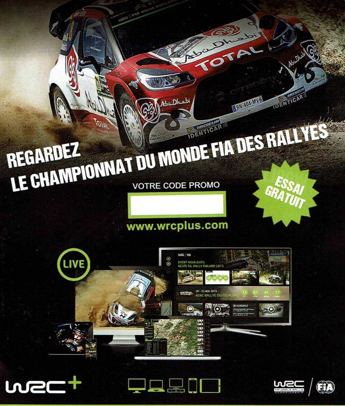 WRC 6 cover or packaging material - MobyGames