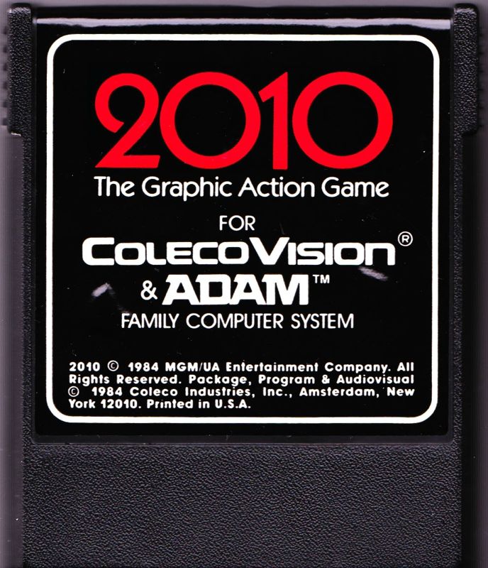 2010: The Graphic Action Game cover or packaging material - MobyGames
