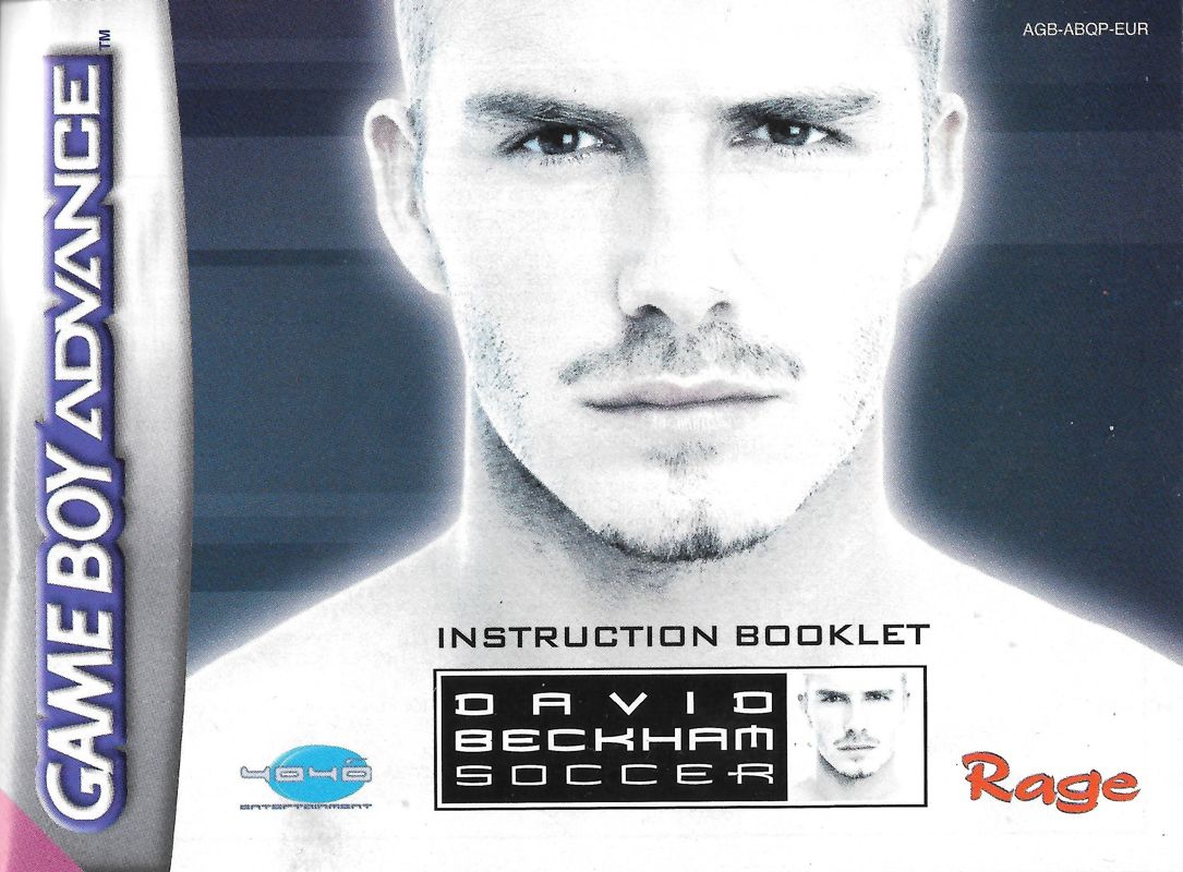 David Beckham Soccer cover or packaging material - MobyGames