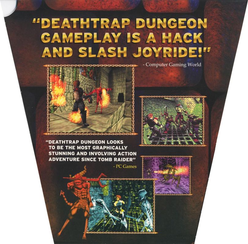 Ian Livingstone's Deathtrap Dungeon cover or packaging material - MobyGames
