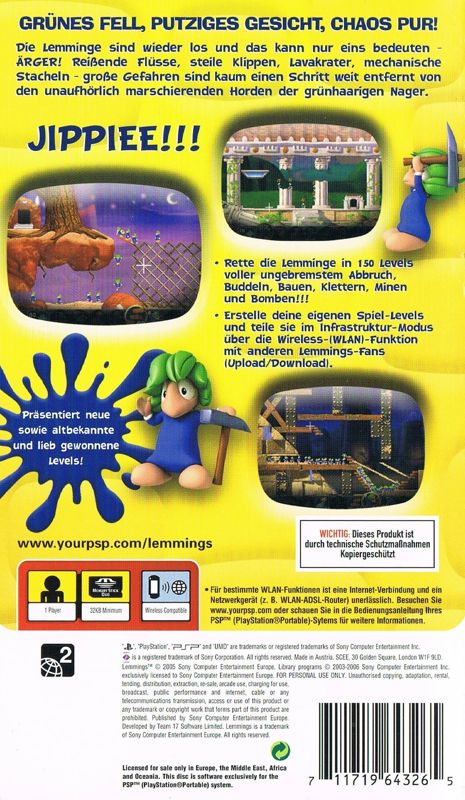 Lemmings cover or packaging material - MobyGames
