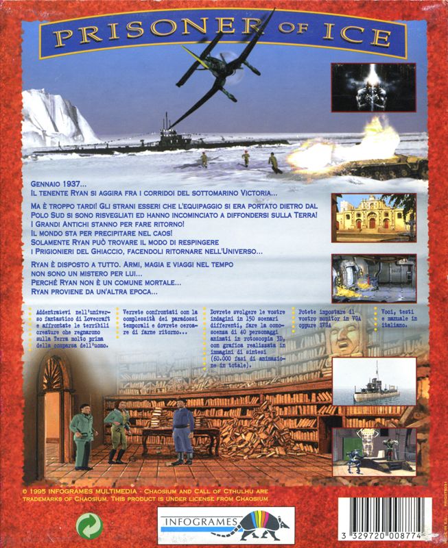 Prisoner of Ice cover or packaging material - MobyGames