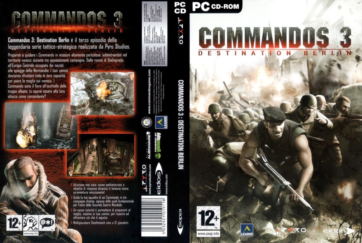 Commandos 3: Destination Berlin cover or packaging material - MobyGames