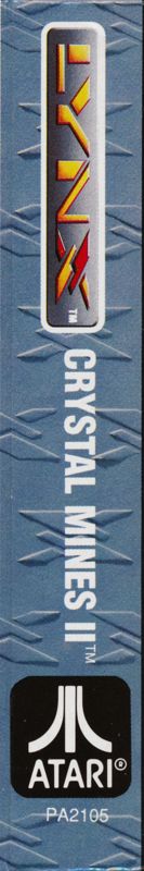 Crystal Mines II cover or packaging material - MobyGames