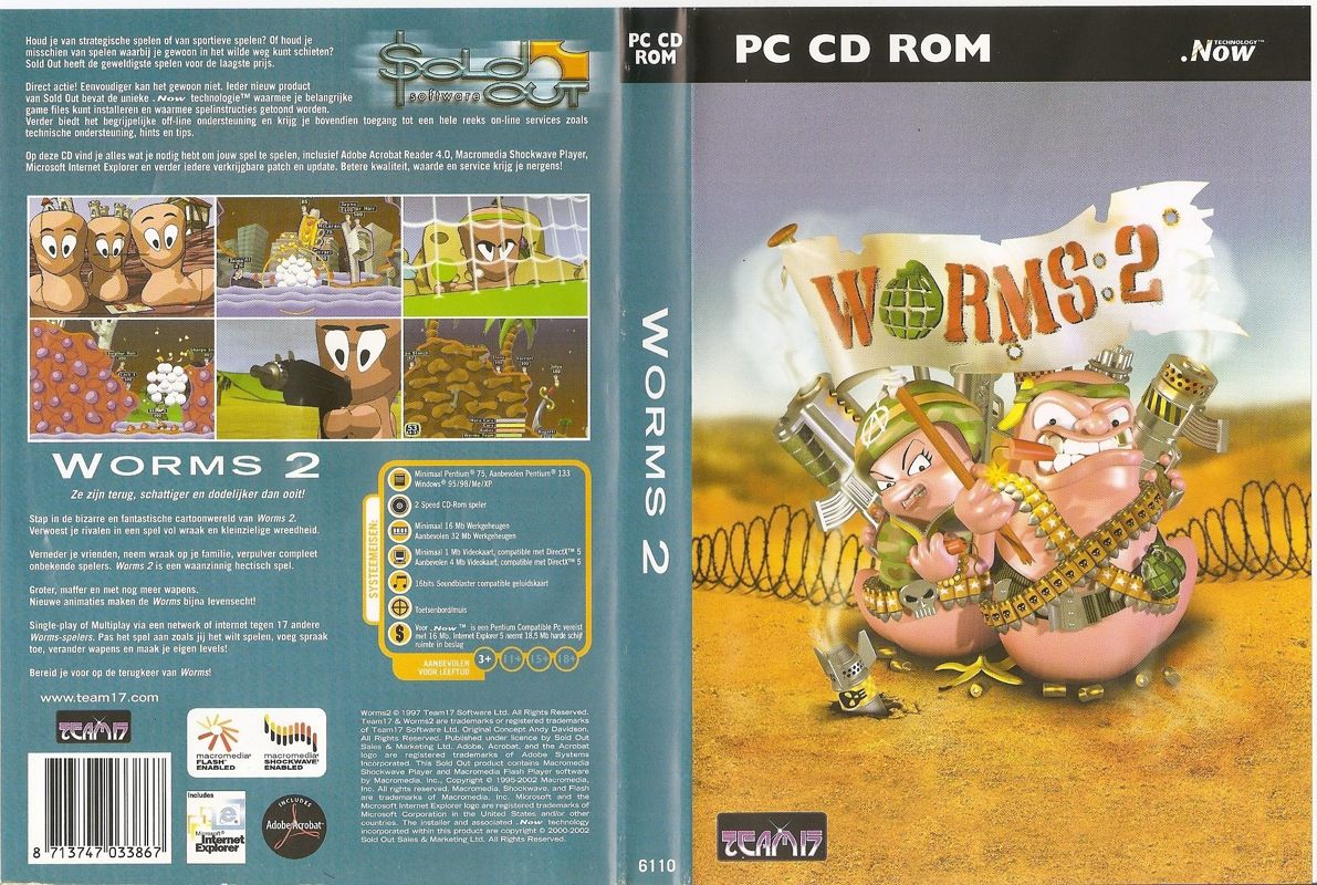 Worms 2 cover or packaging material - MobyGames