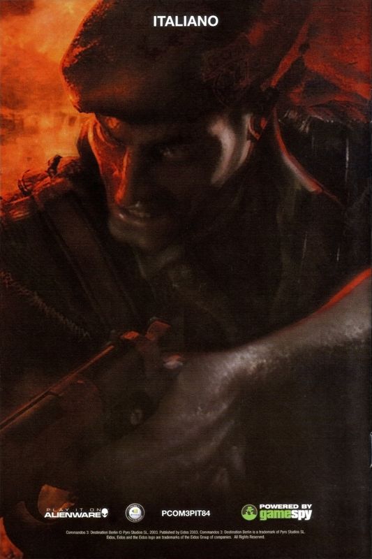 Commandos 3: Destination Berlin cover or packaging material - MobyGames