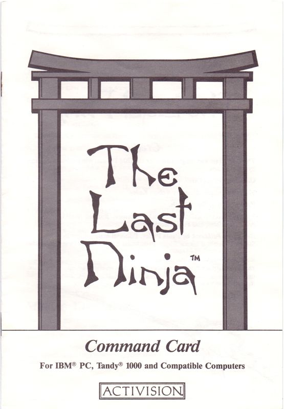 The Last Ninja cover or packaging material - MobyGames