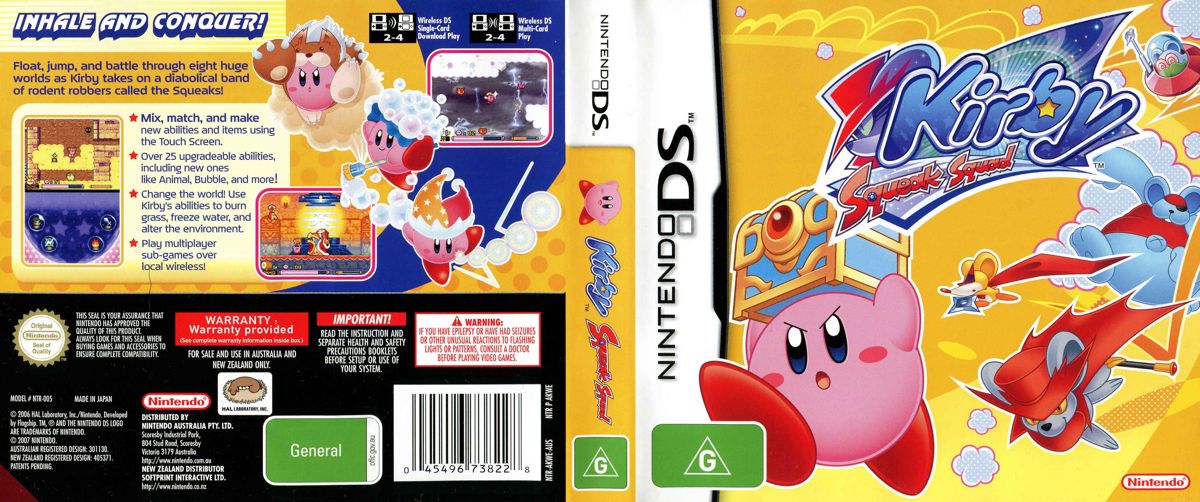 Kirby: Squeak Squad cover or packaging material - MobyGames