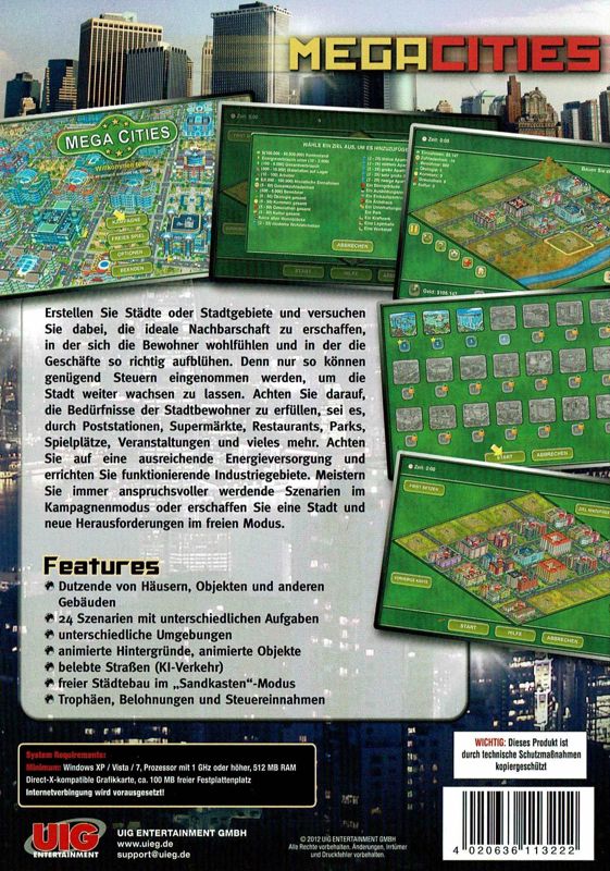 Megapolis cover or packaging material - MobyGames