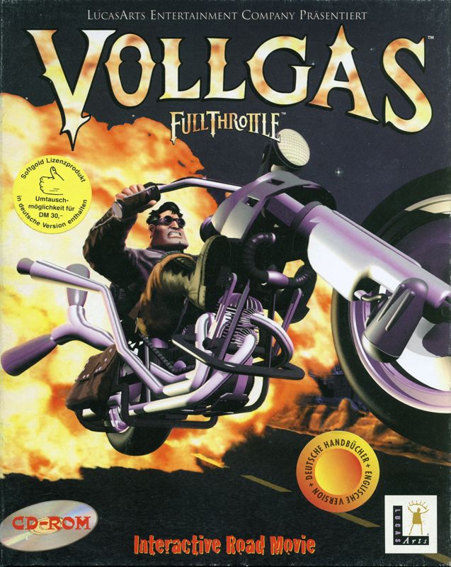 Full Throttle cover or packaging material - MobyGames