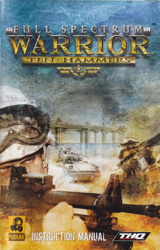 Full Spectrum Warrior: Ten Hammers cover or packaging material - MobyGames