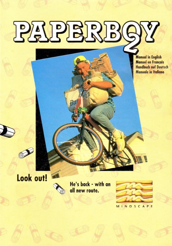 Paperboy 2 cover or packaging material - MobyGames