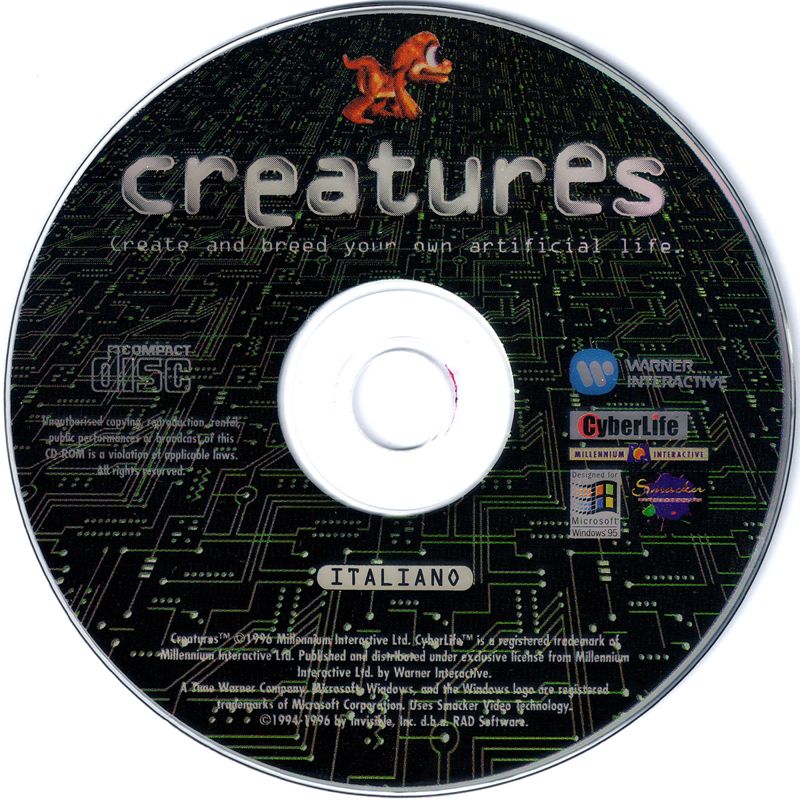 Creatures cover or packaging material - MobyGames