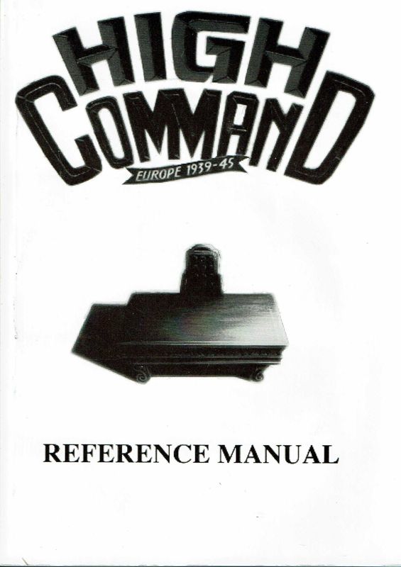 High Command: Europe 1939-'45 cover or packaging material - MobyGames